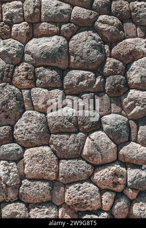 CUSCO, PERU. 2023: Inca Wall in ancient city of Coricancha Temple ...