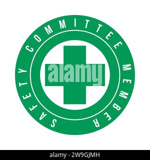 Safety committee member symbol icon Stock Photo - Alamy