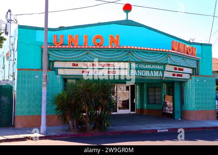 Los Angeles, California: The Velaslavasay Panorama theatre at 1122 W ...