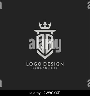 QB initial shield logo icon geometric style design inspiration Stock Vector Image & Art - Alamy