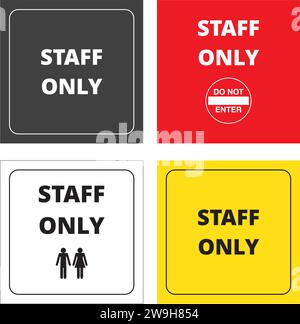 staff only sticker. staff only sign on transparent background ...