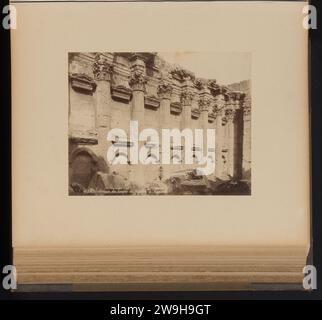 A photograph of the Temple of Jupiter in Baalbek, Lebanon, viewed from ...