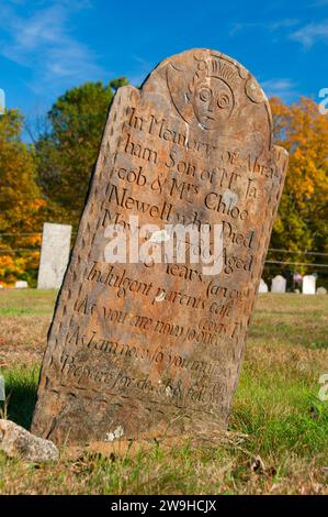 Headstone, Union Cemetery, Union, Connecticut Stock Photo - Alamy