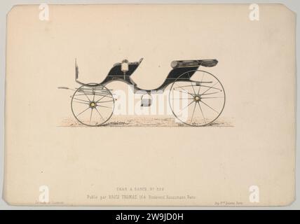 Design for Char a Banc, no. 326, from Le Guide du Carossier ca. 1870 ...