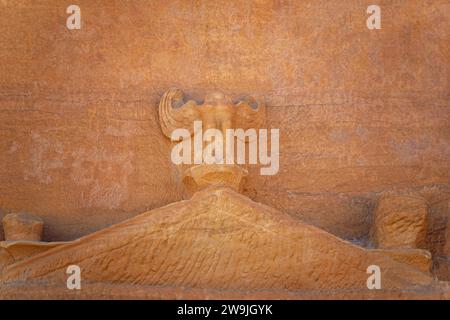 Facade of Qasr al Farid at Hegra in Saudi Arabia Stock Photo - Alamy