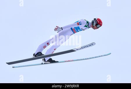 Manuel Fettner, AUT in flight action at the 71. Four Hills Tournament ...
