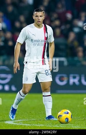 Jan-Carlo Simic of Ac Milan in action during the Serie A match beetween ...