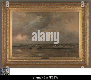 Zeegezicht in Blankenberge, Louis Artan, 1871 Stock Photo - Alamy