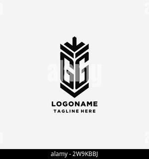 GG Logo. logo design inspiration for company from the initial letters ...