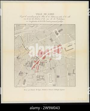 The 'Plan van Gent' by Zollikofer De Vigne offers a detailed map of the ...