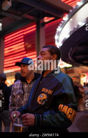 Green Bay Packers and Las Vegas Raiders helmets with Super Bowl Vince ...