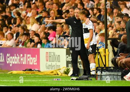 Burslem, UK, 5th September 2023. Port Vale's number 26, Liam Brazier ...