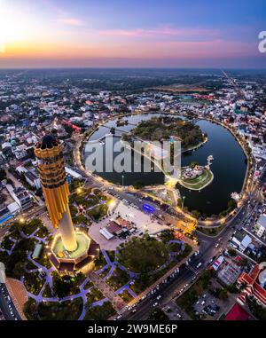 Aerial view of Roi Et Tower in Thailand Stock Photo - Alamy