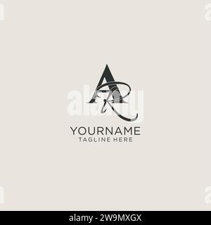 Unique and modern AR initials logo design Stock Vector Image & Art - Alamy