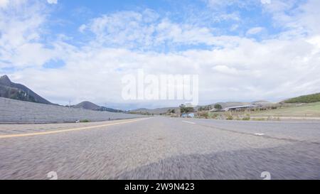 Winter Drive on Highway 101 Near SLO Stock Photo - Alamy