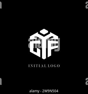 GF initial monogram logo with hexagonal shape style, real estate logo design ideas inspiration ...