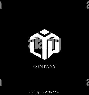 LW Monogram Logo geometric initial with wing shape style design ...