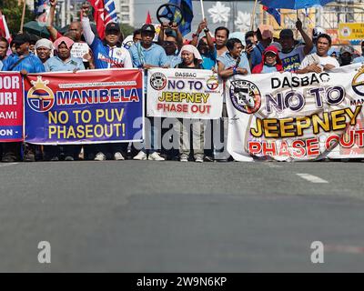 Transport Strike against Jeepney Phase-out Plan Thousands of drivers of ...