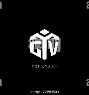 GV initial hexagon logo design inspiration Stock Vector Image & Art - Alamy