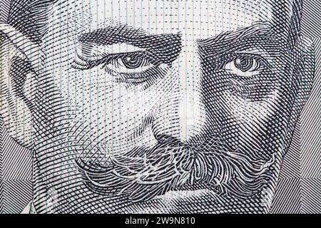 John Monash a closeup portrait from Australian money - Dollar Stock ...