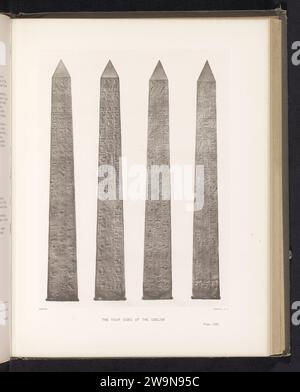 The four sides of the obelisk Stock Photo - Alamy