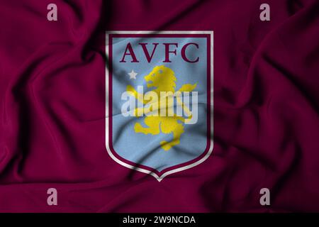 Logo of English football team Aston Villa Football Club AVFC Stock ...
