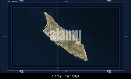 Aruba highlighted on a low resolution satellite map Stock Photo - Alamy