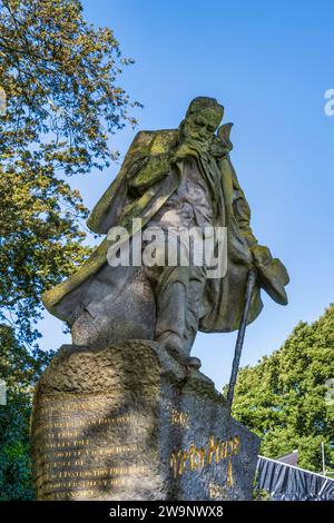 Victor Hugo Statue in Candle Gardens in St Peter Port, Guernsey ...