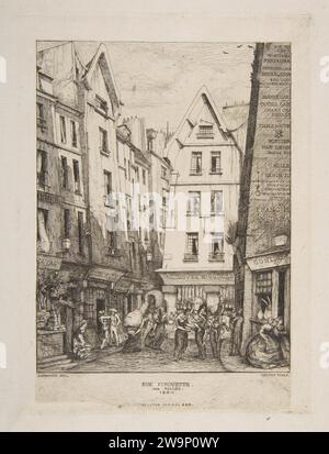 Rue Pirouette by Charles Meryon Stock Photo - Alamy