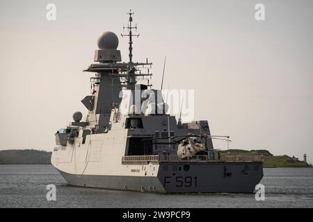 Italian Navy Carlo Bergamini-class frigate Virginio Fasan (F 591 ...