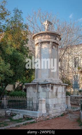 Athens, Greece. The Choragic Monument of Lysicrates near the Acropolis ...