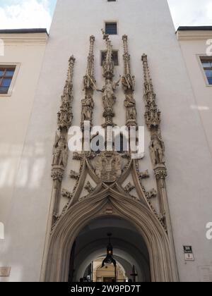 Stara Radnice Translation Old Town Hall In Brno, Czech Republic Stock ...