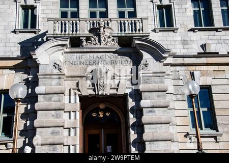 McGill University : Engineering Building Stock Photo - Alamy