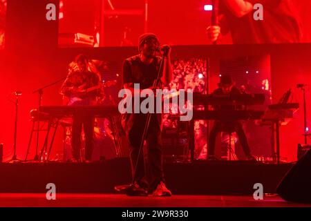 Milan, Italy, 19th December 2023. Italian indie pop singer Calcutta ...