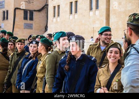 Induction ceremony for new graduates of the IDF officer school. The ...