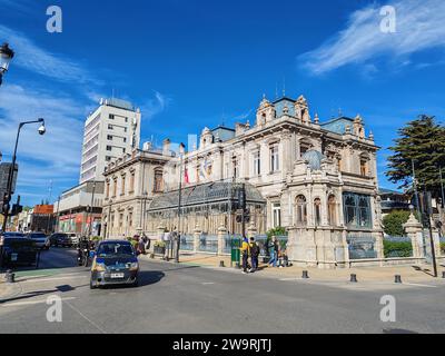 buildings and street in punta arenas,chile,south america,patagonia ...