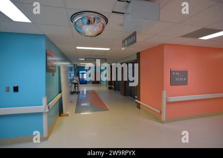 Wayfinding signage on 7th Floor of the Halifax Infirmary, part of the ...