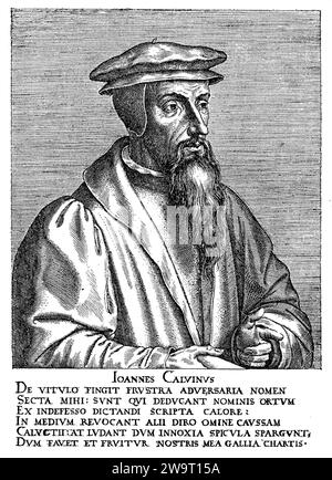 Johannes Calvin (1509-1564), Swiss reformer of French descent and ...