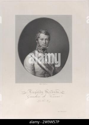 Oval portrait of Leopold II, Grand Duke of Tuscany 1941 by Leopold II ...