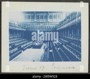 London - The Interior of the Chamber of the House of Commons Stock ...