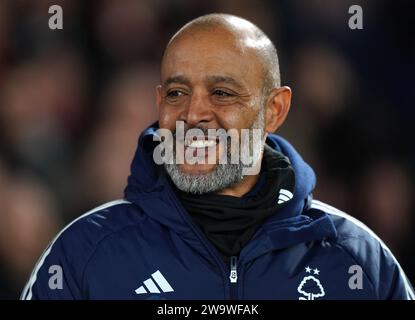 Nottingham Forest manager Nuno Espirito Santo ahead of the Emirates FA ...