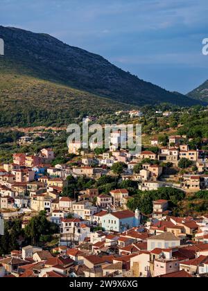 Ano Vathy, elevated view, Samos Town, Samos Island, North Aegean ...