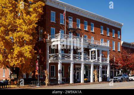 Golden Lamb, Restaurant and Hotel. Since 1803. Lebanon, Ohio, USA Stock ...