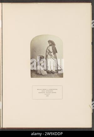 Portrait of two unknown men with muskets from the Afridi tribe from ...
