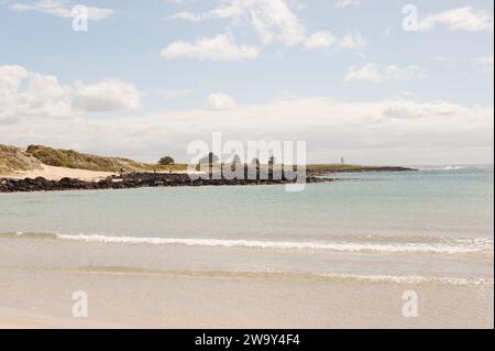 Scenic landscape including a far off viw of the Griffiths Island Port ...