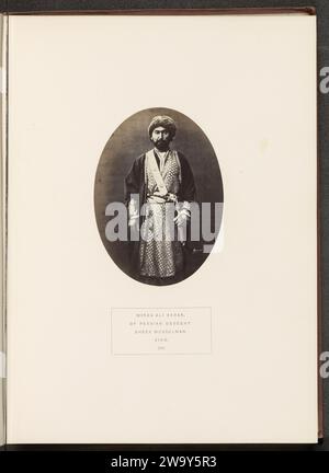 Portrait of Mirza Ali Akbar, a nobleman or prince of Persian descent ...