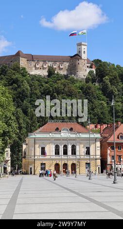 Ljubljanski grad (Ljubljana Castle) is a historic landmark located in ...