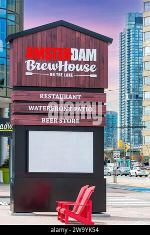 Sign of the Amsterdam Brewhouse, Toronto, Canada Stock Photo - Alamy