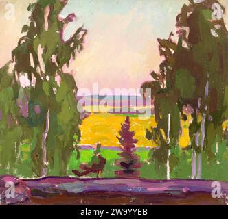 Landscape With Trees, 1931 Stock Photo - Alamy