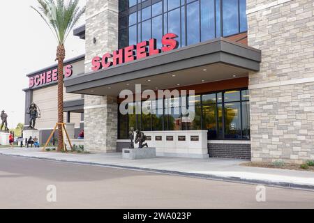 Exterior Scheels, large, employee-owned department store, anchoring one ...